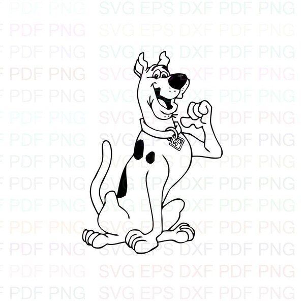 Svg Scobby Doo - Etsy