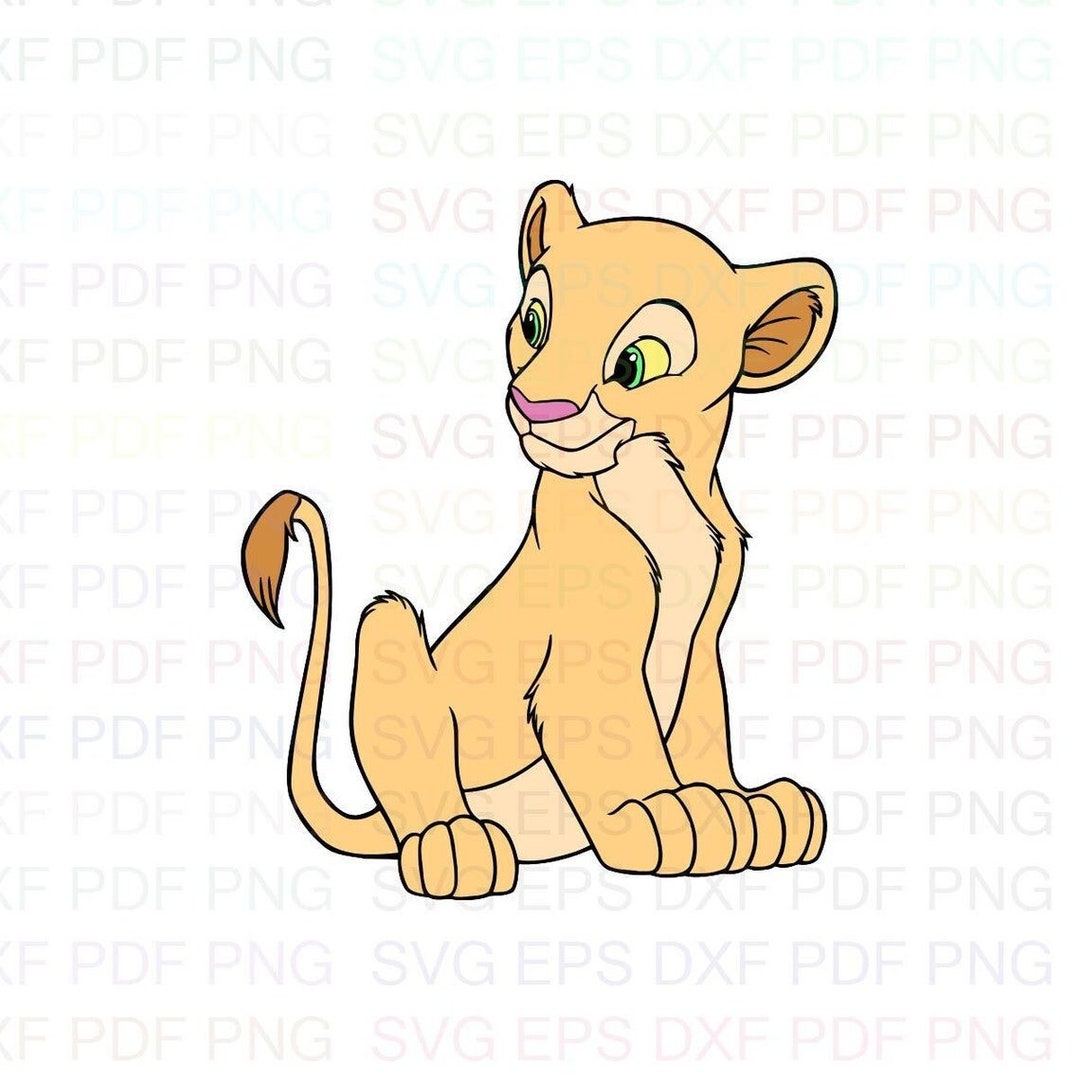 Nala_the_lion_king_1 Svg Dxf Eps Pdf Png, Cricut, Cutting File, Vector ...