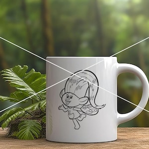 Harper_black_trolls Svg Outline Dxf Eps Pdf Png, Cricut, Cutting File ...