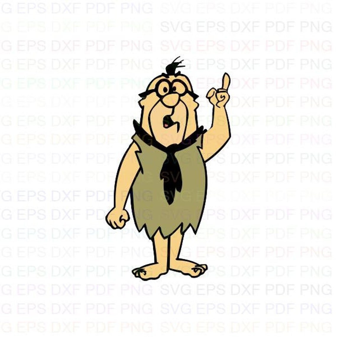 Dad_the_flintstones Svg Dxf Eps Pdf Png, Cricut, Cutting File, Vector ...