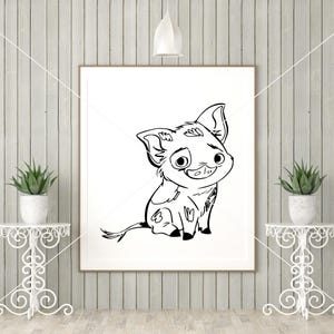 Pua2_svg Svg Outline Dxf Eps Pdf Png, Cricut, Cutting File, Vector ...