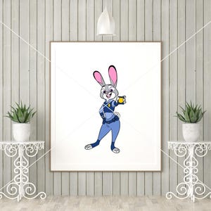 Judy_hopps_zootopia Svg Dxf Eps Pdf Png, Cricut, Cutting File, Vector ...