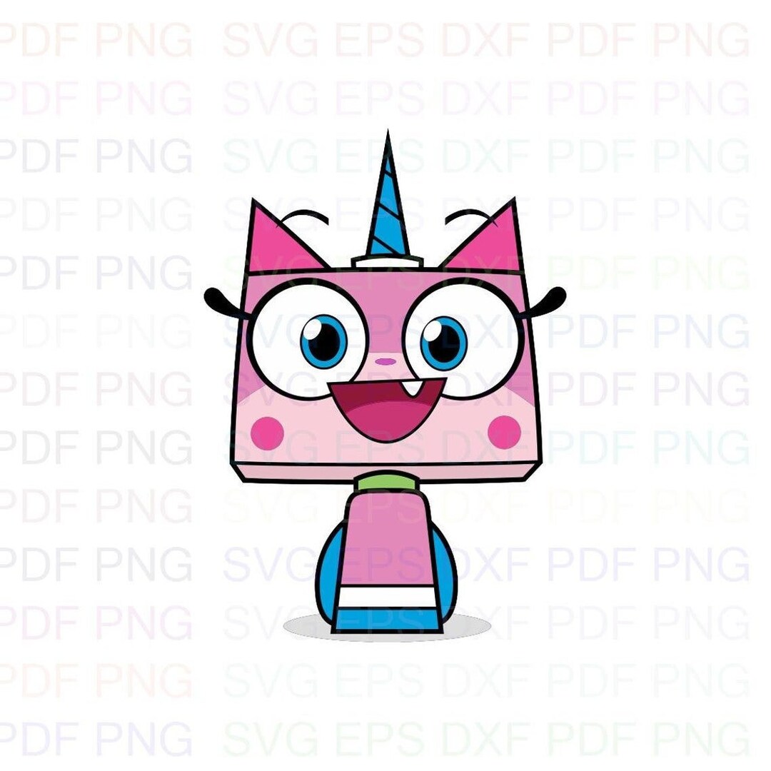 Unikitty_svg Svg Dxf Eps Pdf Png, Cricut, Cutting File, Vector, Clipart ...