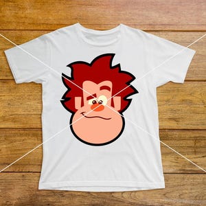 Wreckit_face_wreck_it_ralph Svg Dxf Eps Pdf Png, Cricut, Cutting File ...