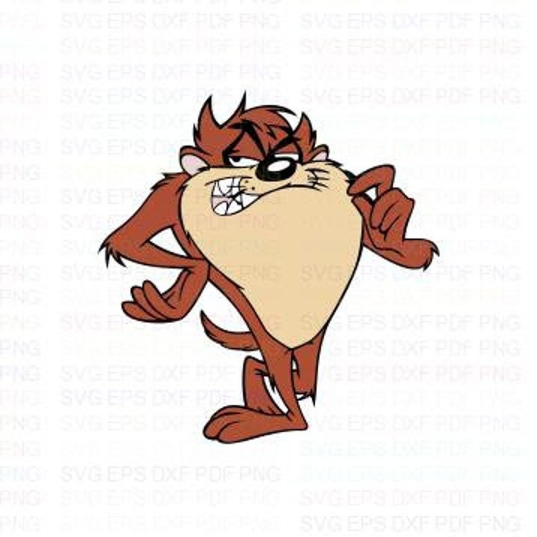 Taz_4 Svg Dxf Eps Pdf Png, Cricut, Cutting File, Vector, Clipart ...