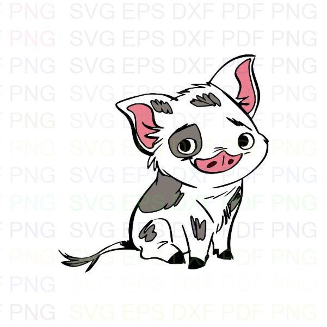 Pua2_svg Svg Dxf Eps Pdf Png, Cricut, Cutting File, Vector, Clipart ...