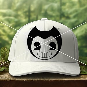 Bendy_face_bendy_and_the_ink_machine Svg Outline Dxf Eps Pdf Png ...