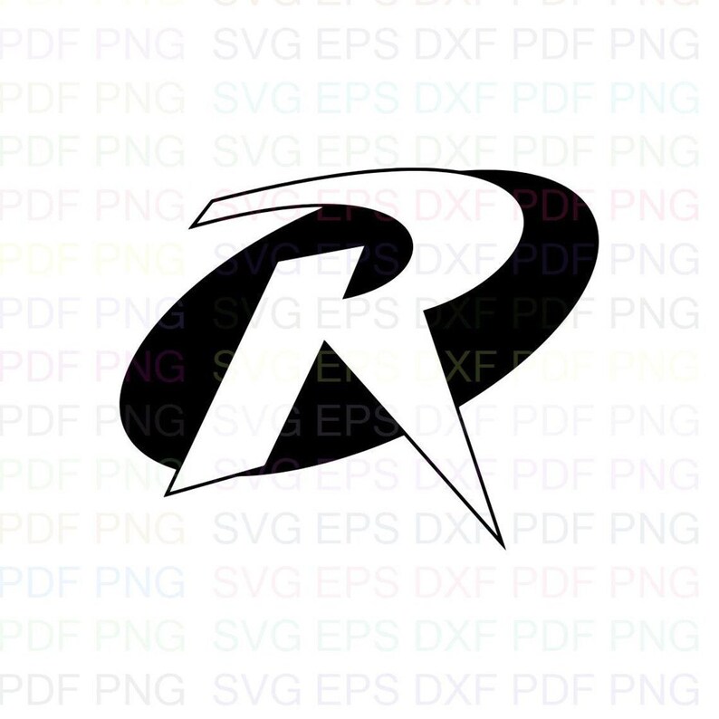 Robin_Logo Svg Esquema Dxf Eps Pdf Png, Cricut, Archivo de corte ...