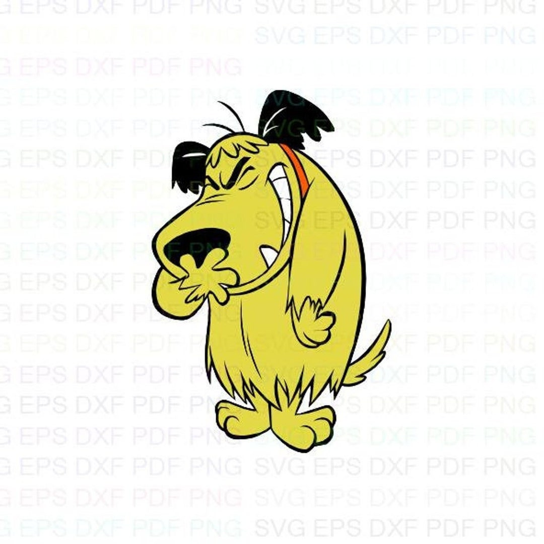 Muttley_the_wacky_races Svg Dxf Eps Pdf Png, Cricut, Cutting File ...