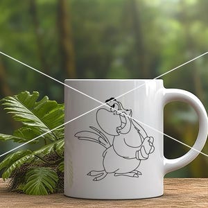 Iago_aladdin Svg Outline Dxf Eps Pdf Png, Cricut, Cutting File, Vector ...