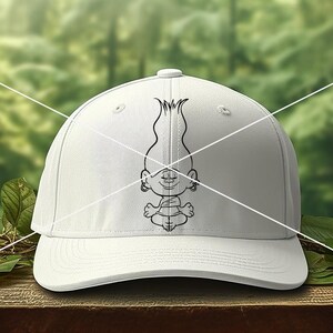 Cybil_trolls Svg Outline Dxf Eps Pdf Png, Cricut, Cutting File, Vector ...