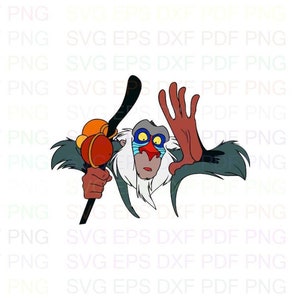 Rafiki_the_lion_king_6 Svg Dxf Eps Pdf Png, Cricut, Cutting File ...