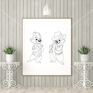 Alvin_and_the_chipmunks_05 Svg Outline Dxf Eps Pdf Png, Cricut, Cutting ...