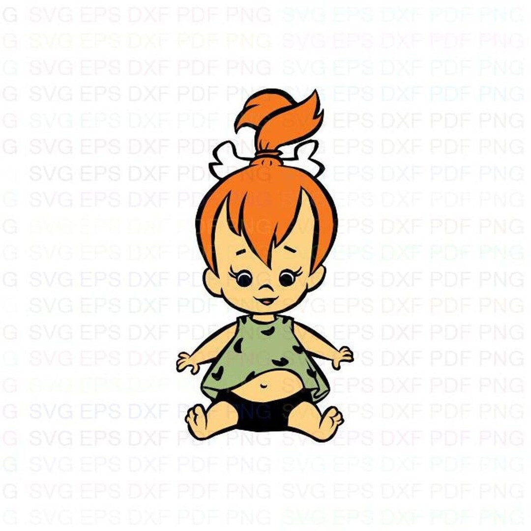 Baby_the_flintstones Svg Dxf Eps Pdf Png, Cricut, Cutting File, Vector ...