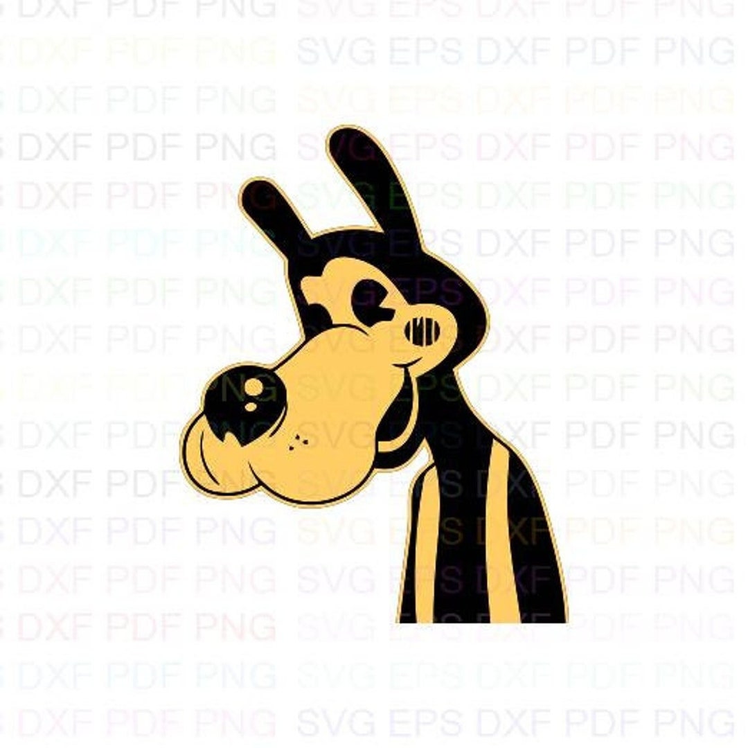 Bendy_and_the_ink_machine_boris_the_wolf Svg Dxf Eps Pdf Png, Cricut ...