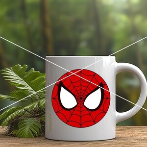 Spider_man_face_circle Svg Dxf Eps Pdf Png, Cricut, Cutting File ...