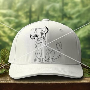 Simba_The_Lion_King_2 SVG Umriss Dxf Eps Pdf Png, Cricut, Plotterdatei, Vektor, Clipart ...