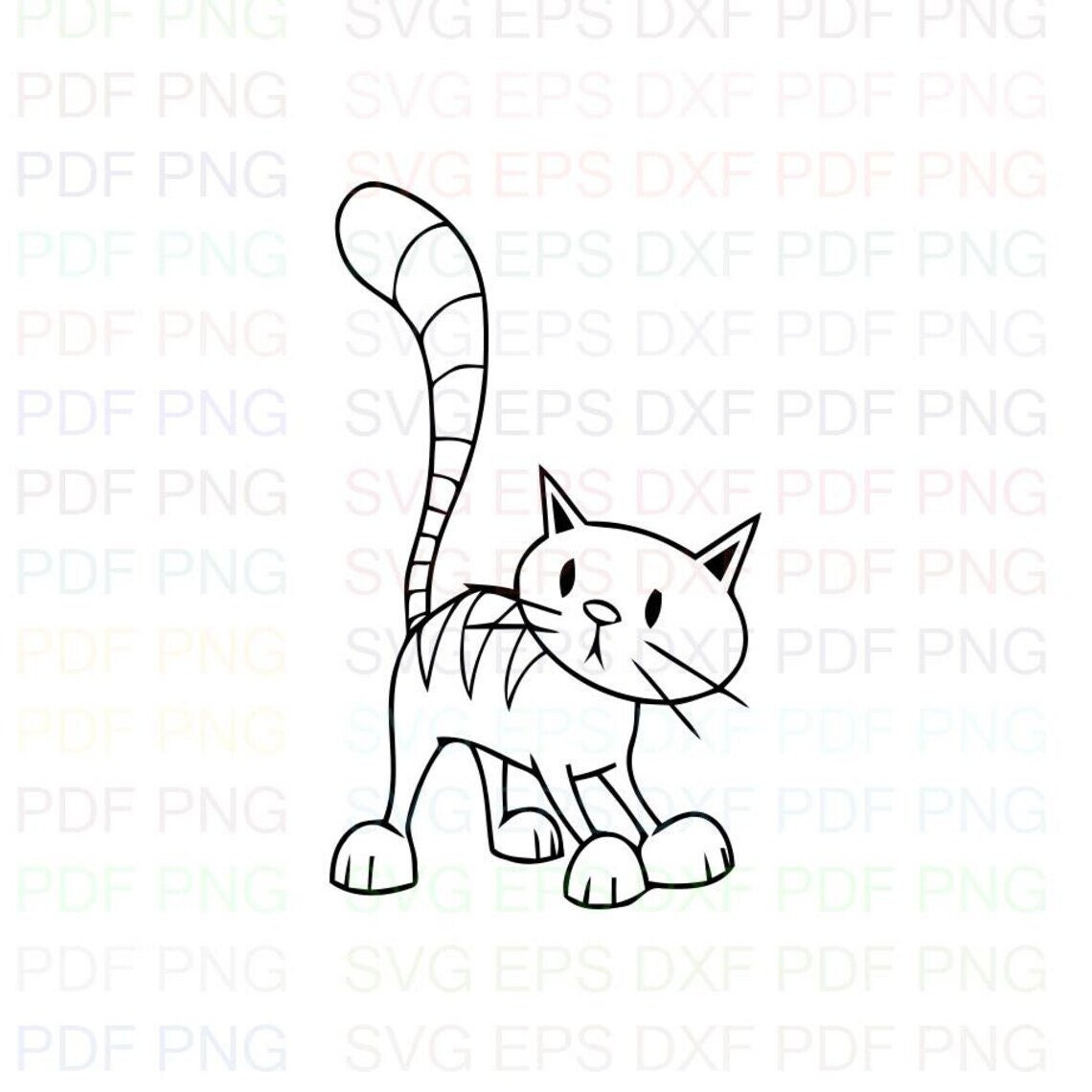 Pilchard_bob_the_builder Svg Outline Dxf Eps Pdf Png, Cricut, Cutting ...
