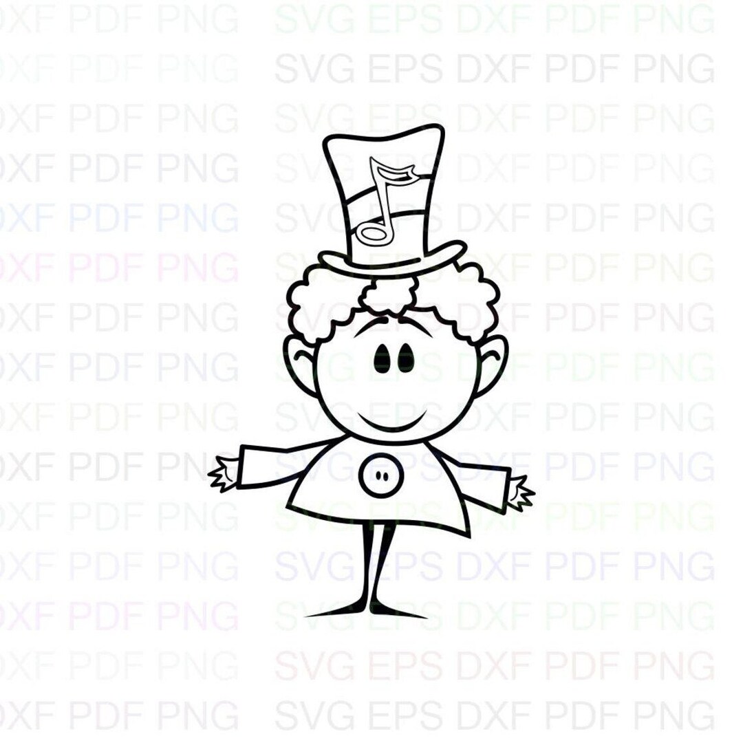 Red_notekins Svg Outline Dxf Eps Pdf Png, Cricut, Cutting File, Vector ...