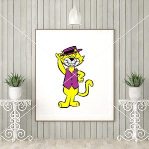 Top_cat Svg Dxf Eps Pdf Png, Cricut, Cutting File, Vector, Clipart ...