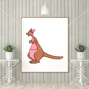 Kanga_winnie_the_pooh Svg Dxf Eps Pdf Png, Cricut, Cutting File, Vector ...