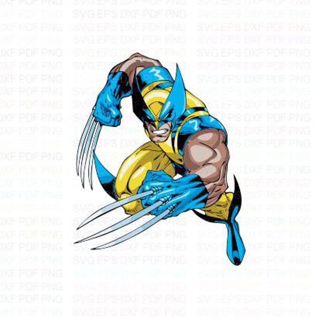 Wolverine_2_xmen Svg Dxf Eps Pdf Png, Cricut, Cutting File, Vector ...