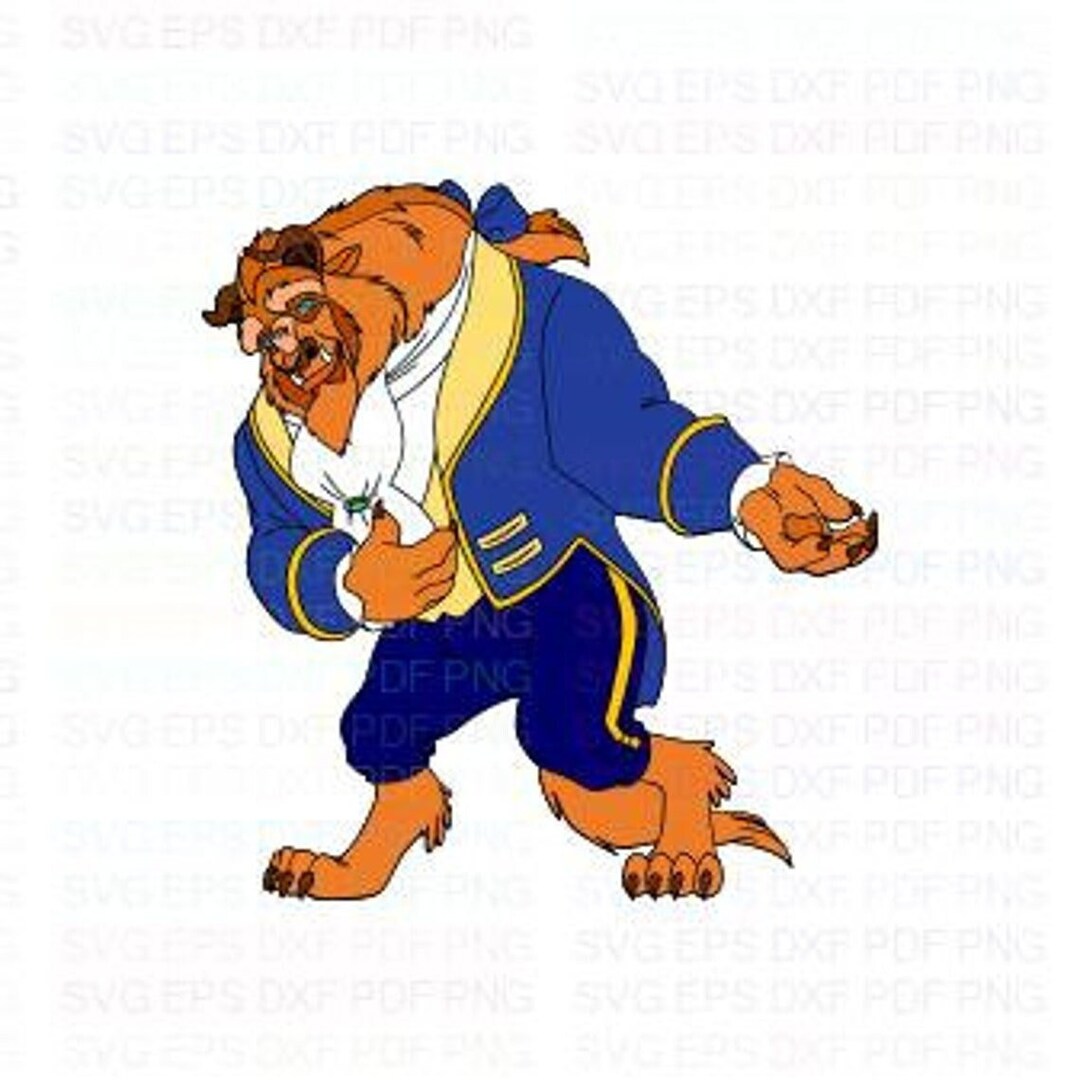 The_beast_1_beauty_and_the_beast Svg Dxf Eps Pdf Png, Cricut, Cutting ...