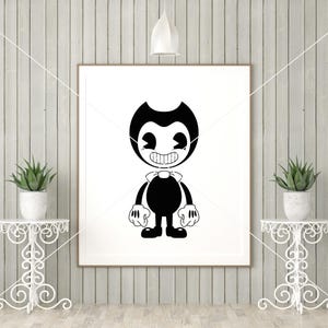 Bendy_and_the_ink_machine Svg Outline Dxf Eps Pdf Png, Cricut, Cutting ...