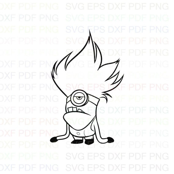 Evil Minion Logo Printable