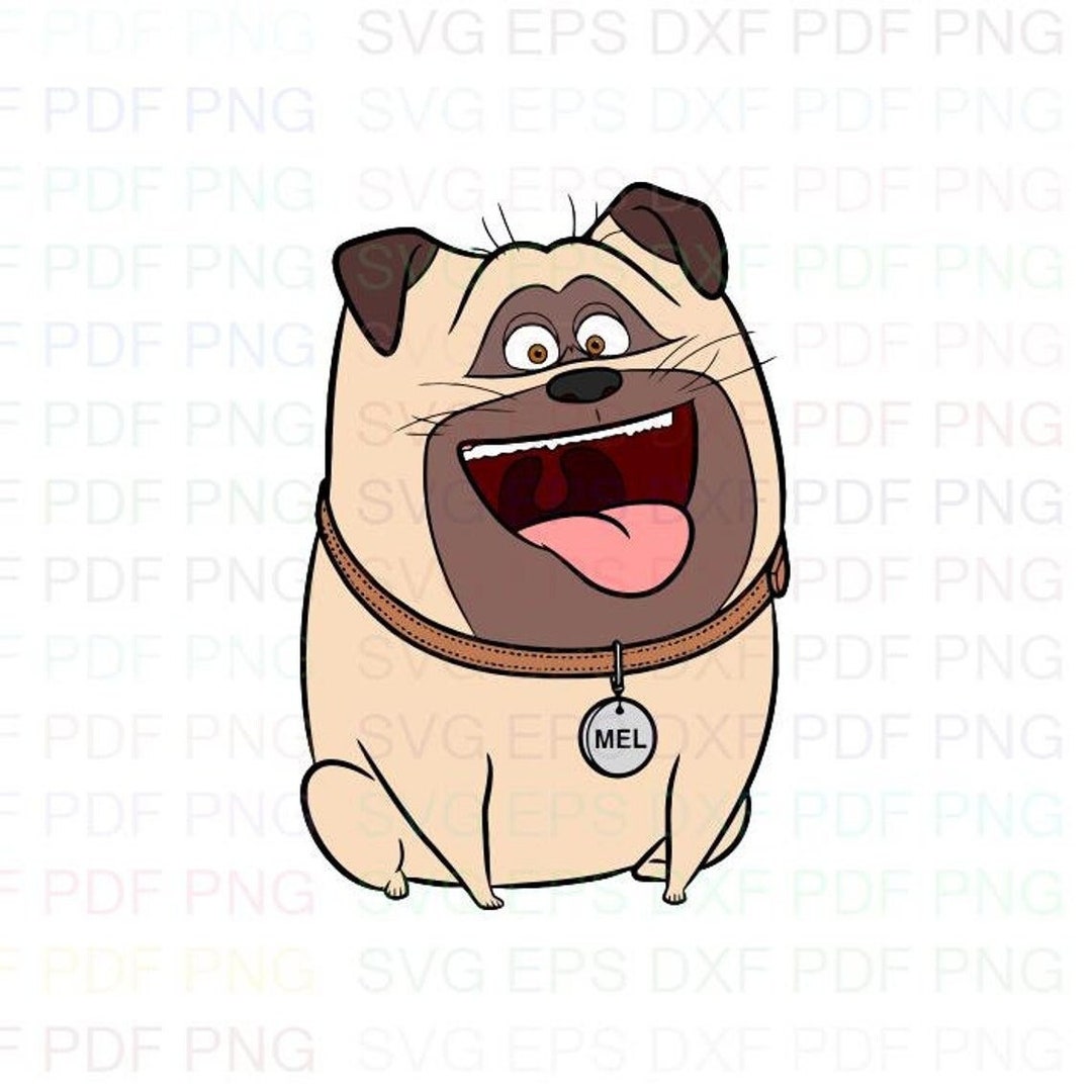 Mel_the_secret_life_of_pets Svg Dxf Eps Pdf Png, Cricut, Cutting File ...