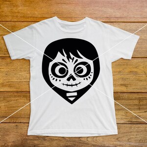 Coco_face_danger Svg Outline Dxf Eps Pdf Png, Cricut, Cutting File ...