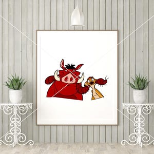 Pumbaa_timon_and_pumbaa_5 Svg Dxf Eps Pdf Png, Cricut, Cutting File ...