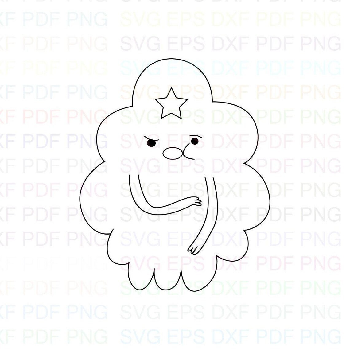 Adventure Time Coloring Pages Lumpy Space Princess Bad Timing