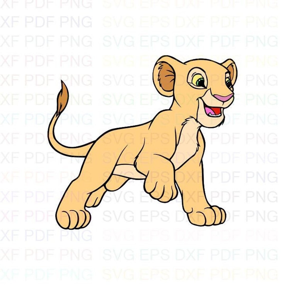 Nala_the_lion_king_8 Svg Dxf Eps Pdf Png, Cricut, Cutting File, Vector ...