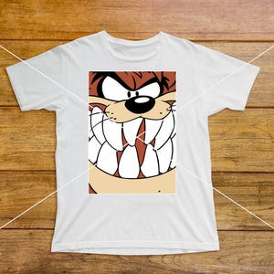 Taz_face Svg Dxf Eps Pdf Png, Cricut, Cutting File, Vector, Clipart ...