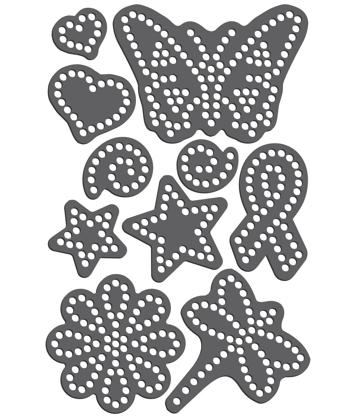 Magnetic Rhinestone Template Set VARIETY - Etsy