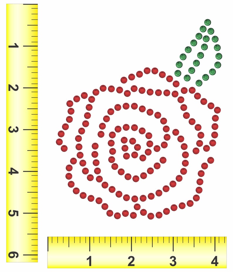 Magnetic Rhinestone Template(s) - ROSE 001 - Etsy