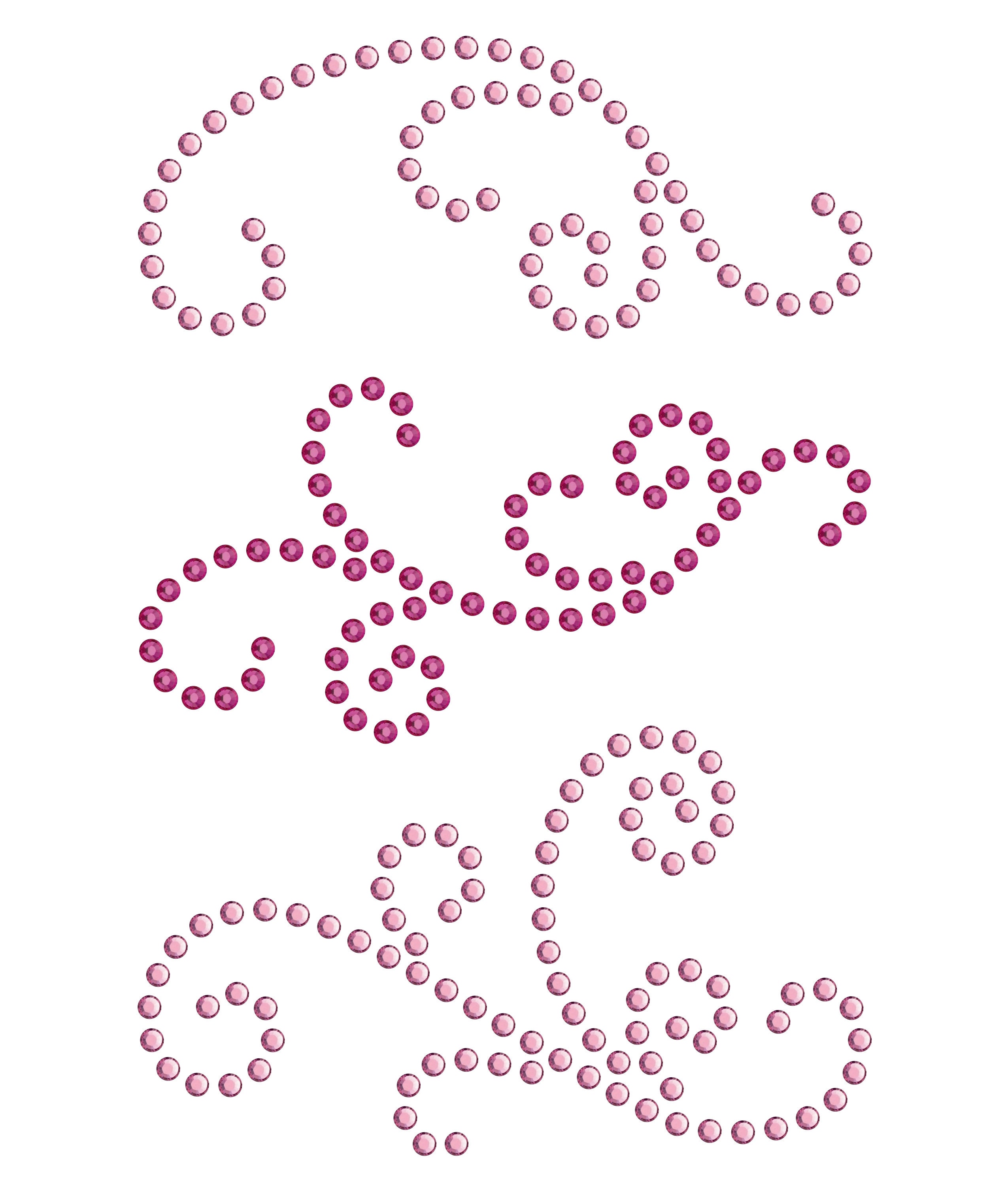 Magnetic Rhinestone Template Set FLOURISHES 002 - Etsy
