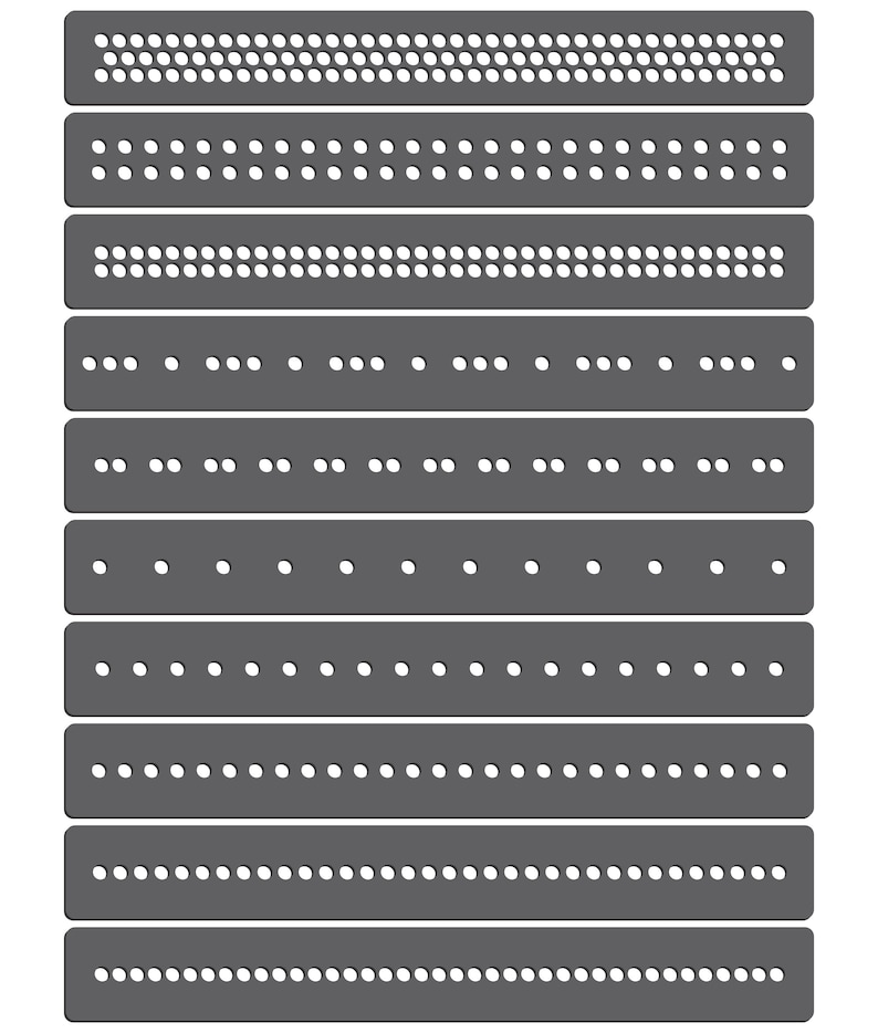 Magnetic Rhinestone Template Set - LINES - Etsy