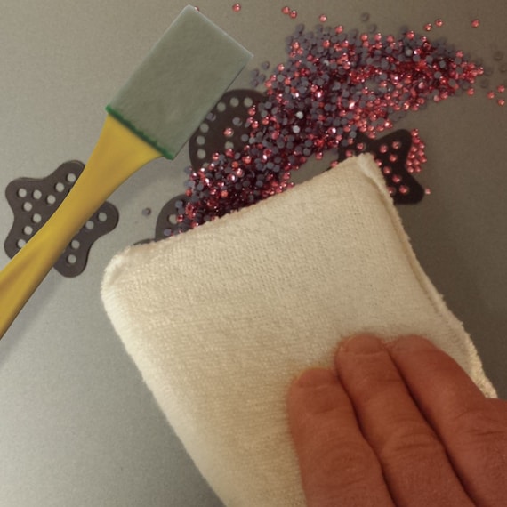 Rhinestone Brush / Sweeping Pad Combo Package Brushes - Etsy