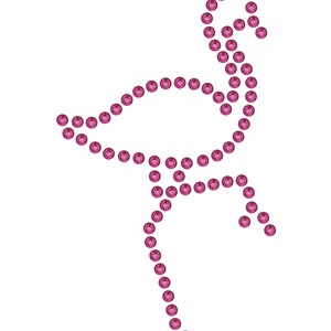 Magnetic Rhinestone Template(s) - FLAMINGO 001 - Etsy