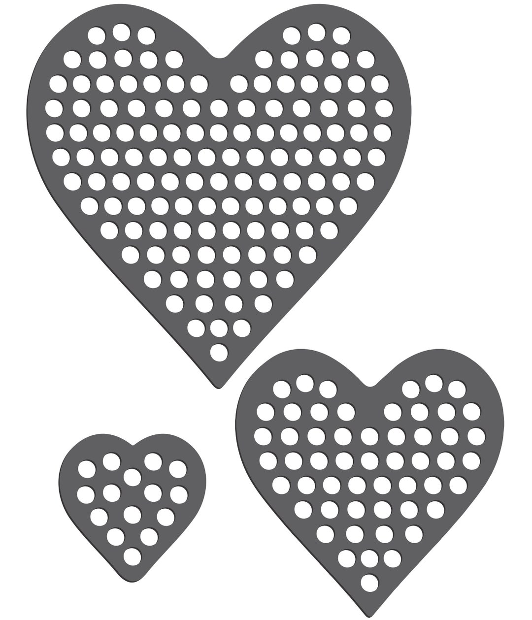 Magnetic Rhinestone Template Set - HEARTS 005 - Etsy