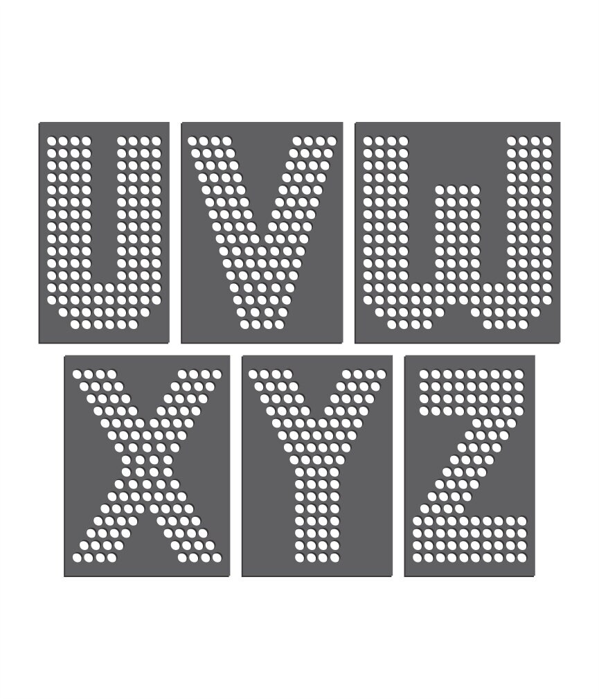 Magnetic Rhinestone Template Letters - BOLT 3" Font - Etsy