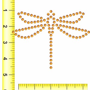 Rhinestone Clipart - DRAGONFLY 5 Inch - Rhinestone Template Cut File ...