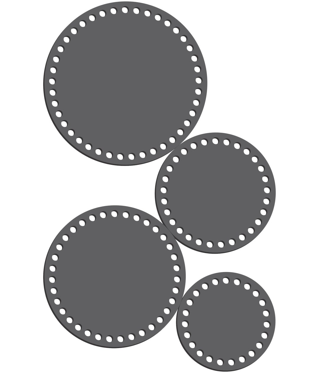 Magnetic Rhinestone Templates - CIRCLES 001 - Etsy