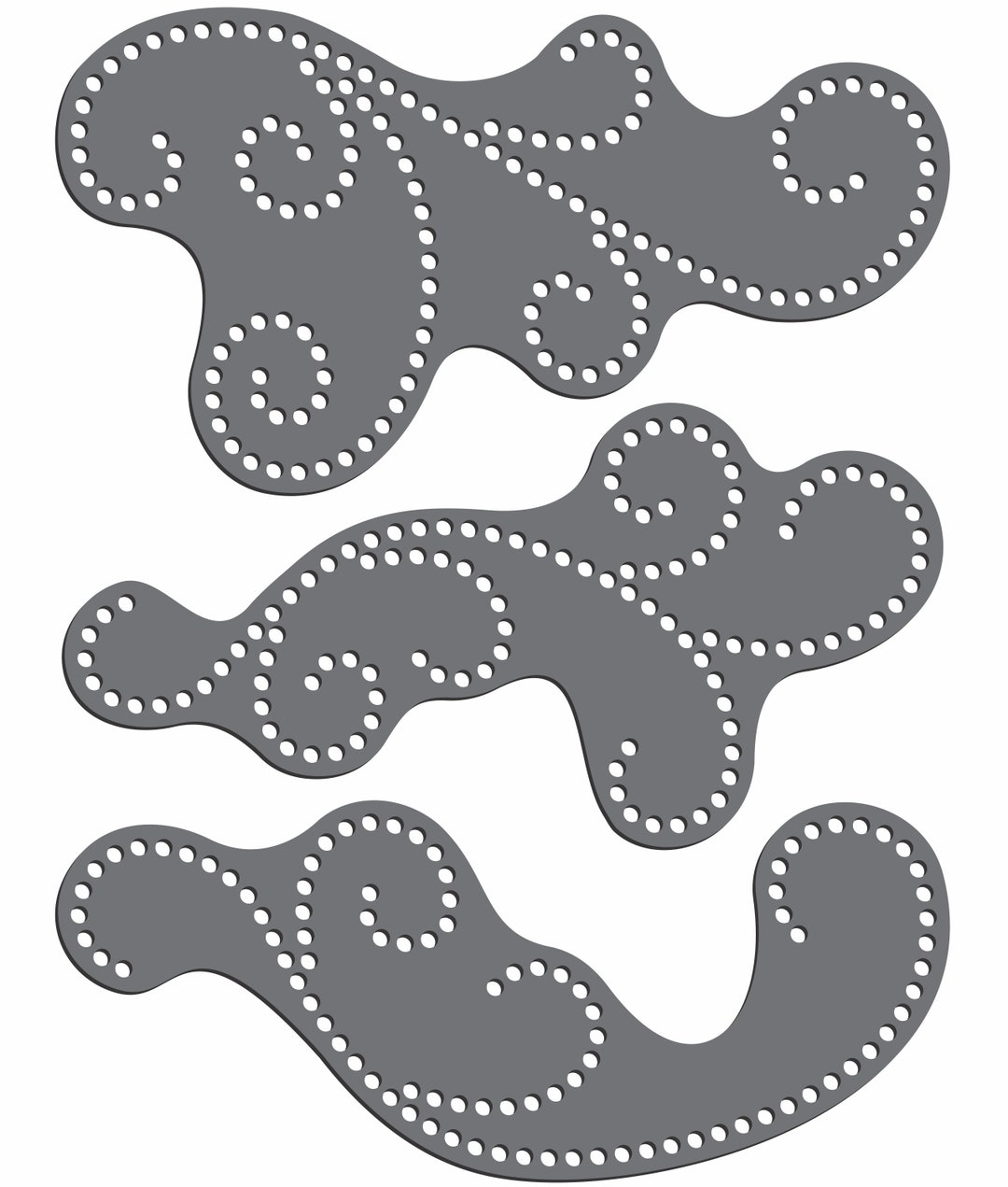 Magnetic Rhinestone Template Set - FLOURISHES 001 - Etsy