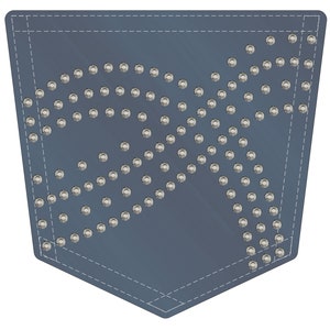 Magnetic Rhinestone Template - POCKET - SWOOPS - Etsy