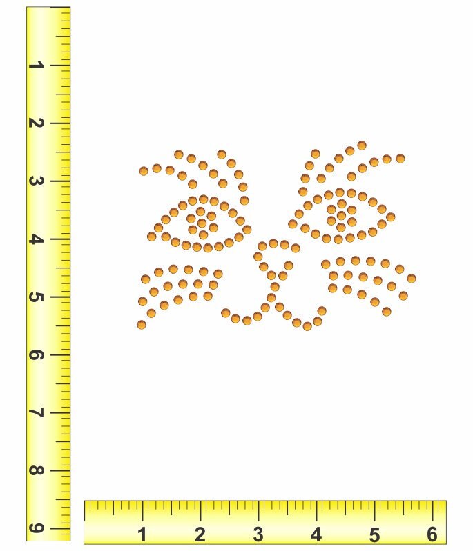 Magnetic Rhinestone Template Cat 001 - Etsy