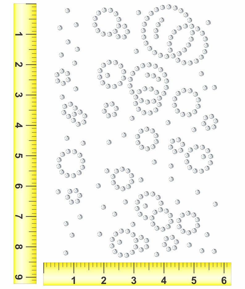 Magnetic Rhinestone Template Set BUBBLES - Etsy