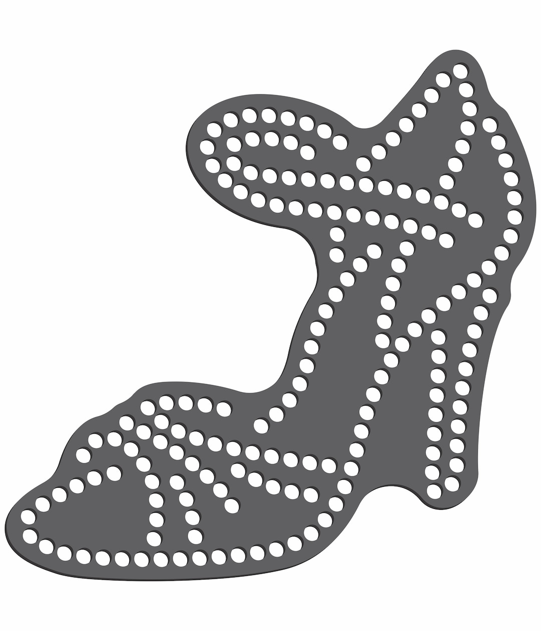 Magnetic Rhinestone Template - HIGH HEEL - ELEGANT 5" - Etsy